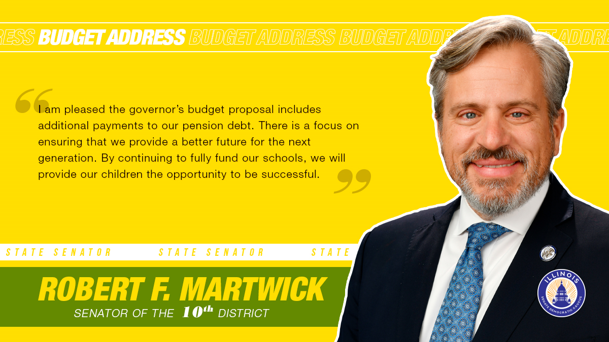 Martwick: Budget proposal right first step toward a better future ...